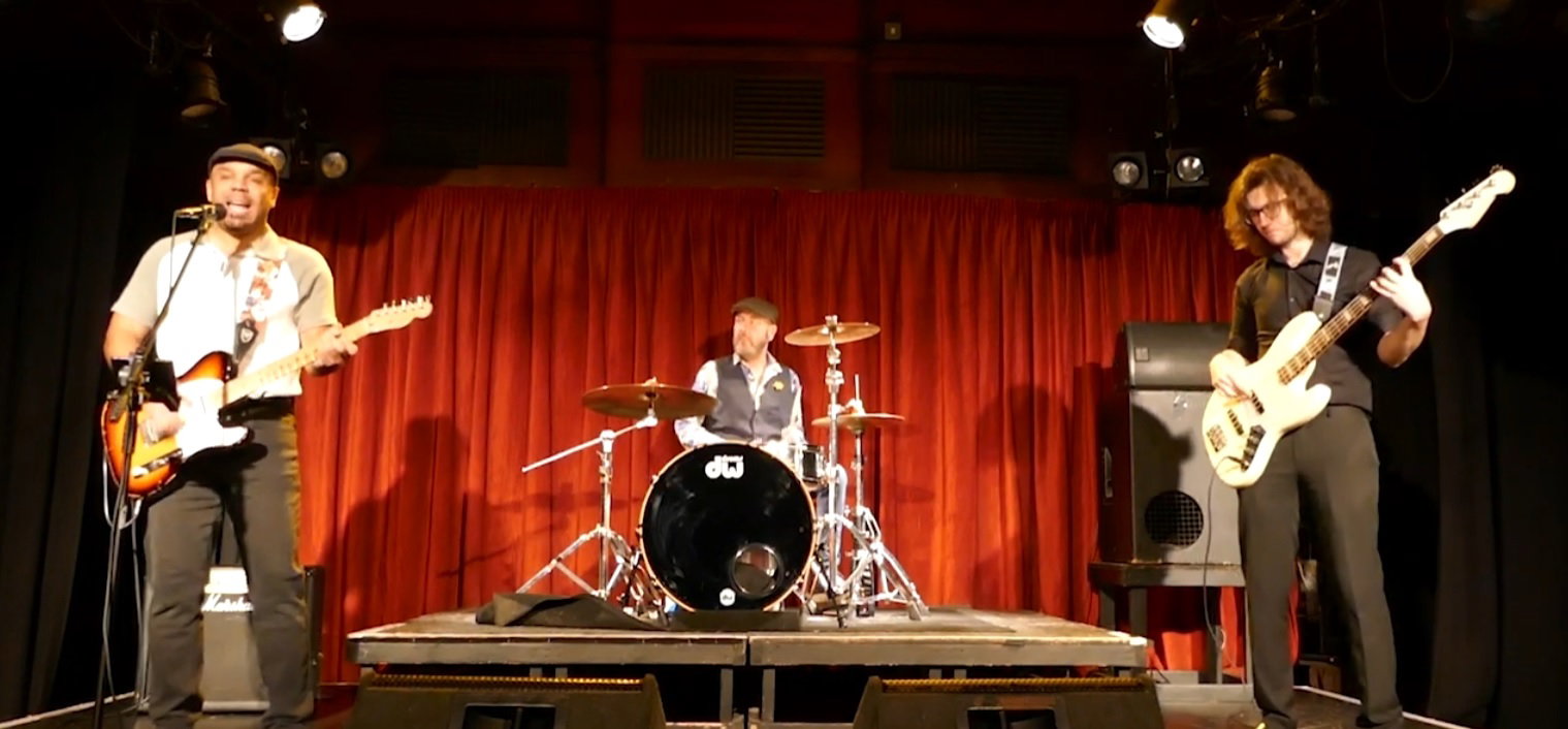 Electric Blue | Rock and Pop Trio West Yorkshire | Alive Network