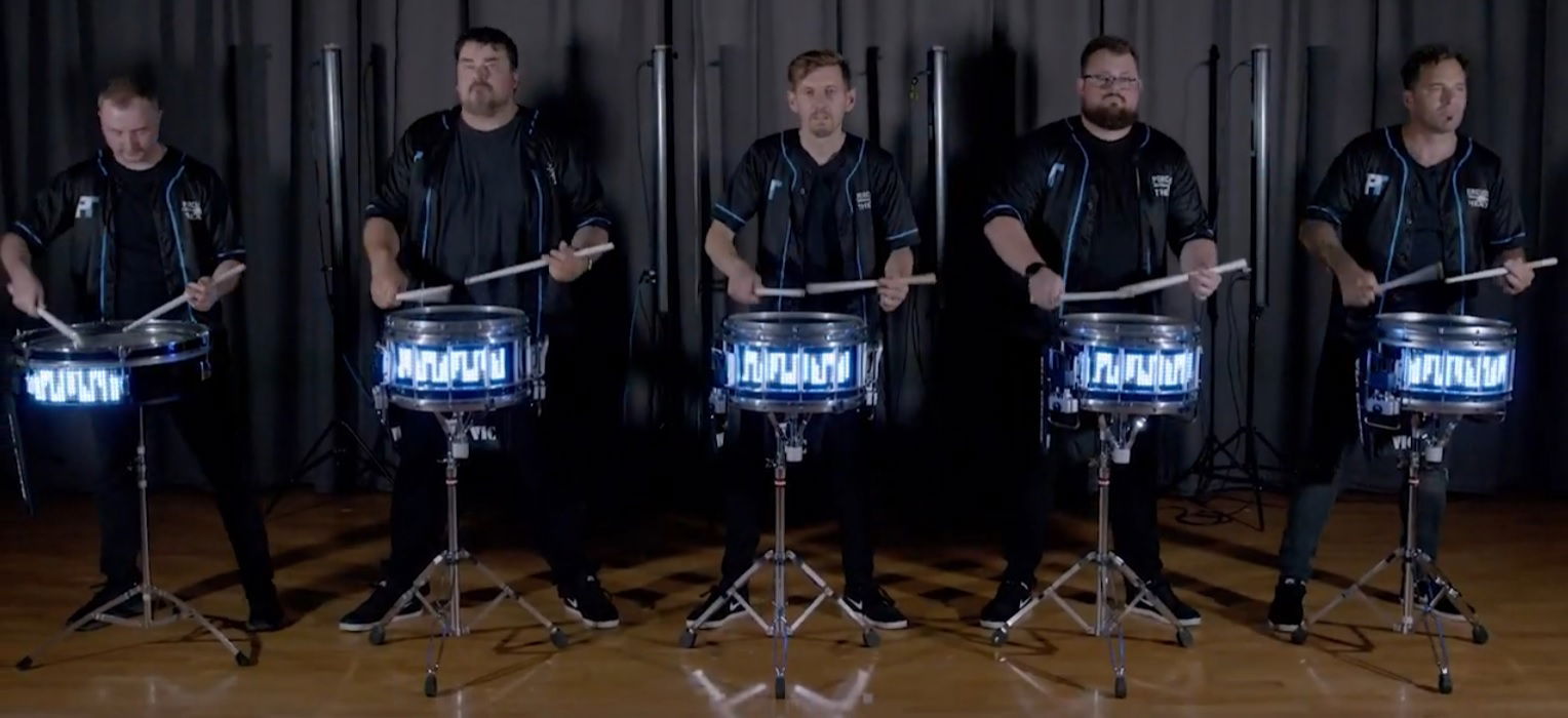 Modern LED Drummers | LED Drummers West Midlands | Alive Network